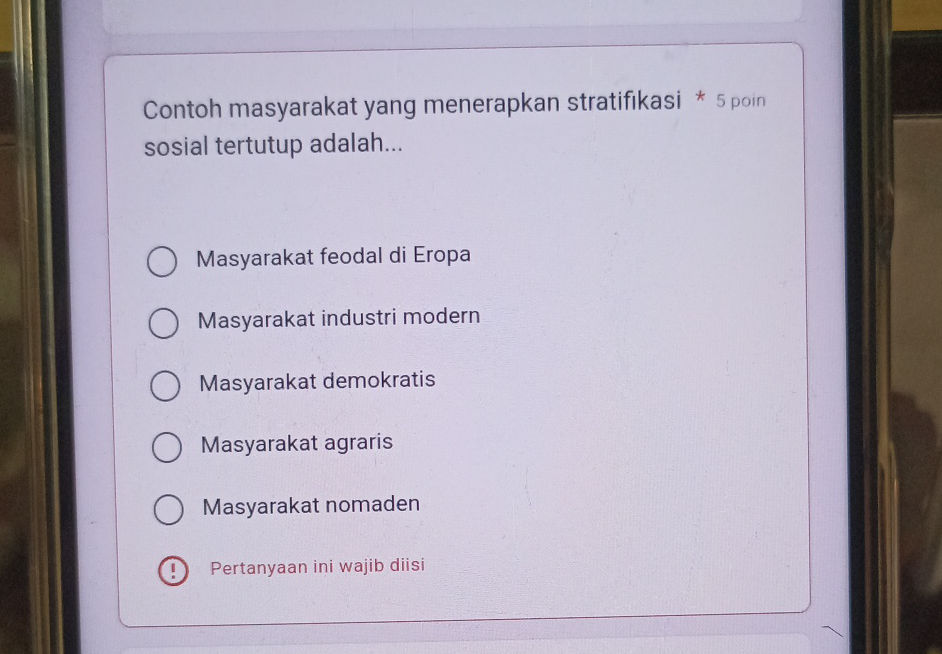Contoh masyarakat yang menerapkan | StudyX