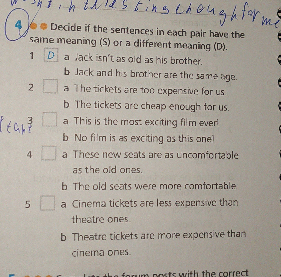 Decide if the sentences in each pair have | StudyX