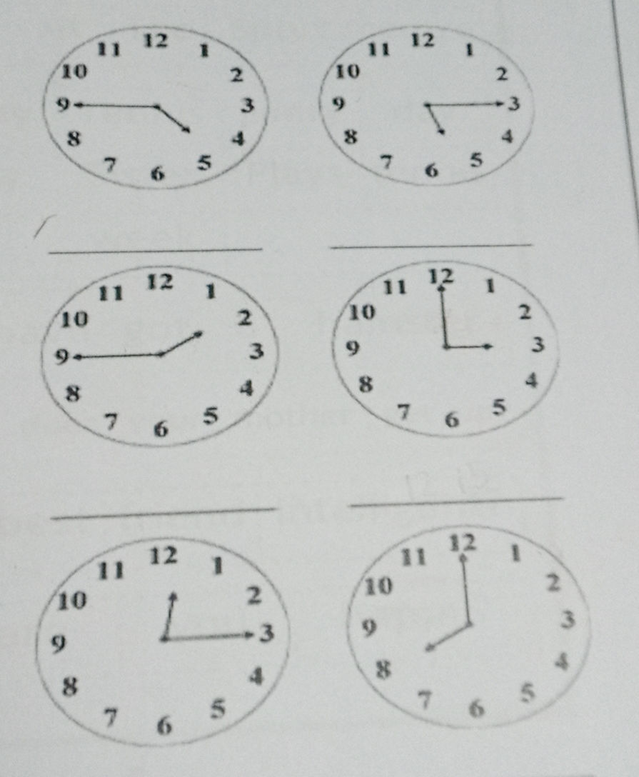 The image contains clocks showing different | StudyX