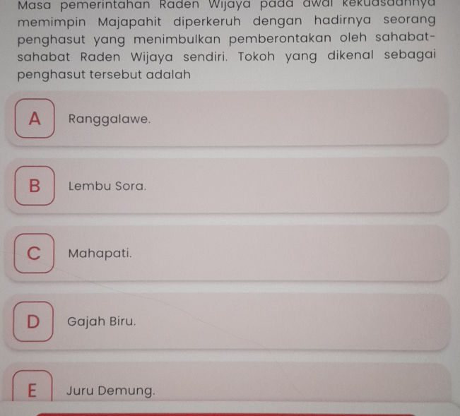 Masa pemerintahan Raden Wijaya pada awal | StudyX