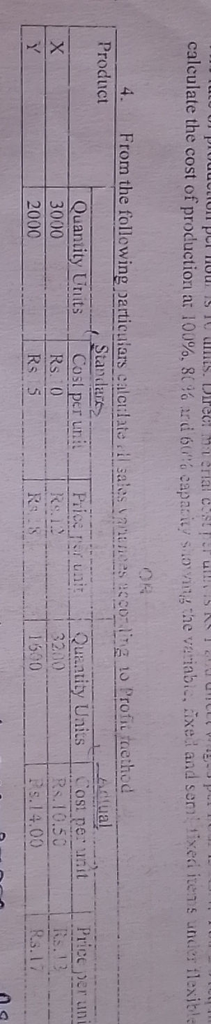 4. From the following particulars calculate | StudyX