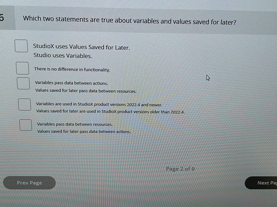 Which two statements are true about | StudyX