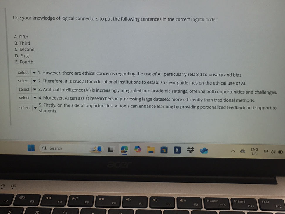 Use your knowledge of logical connectors to | StudyX