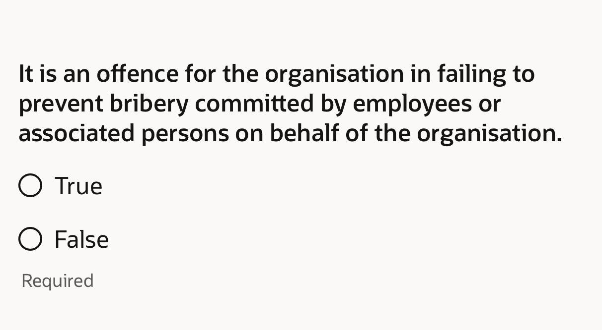 It is an offence for the organisation in | StudyX
