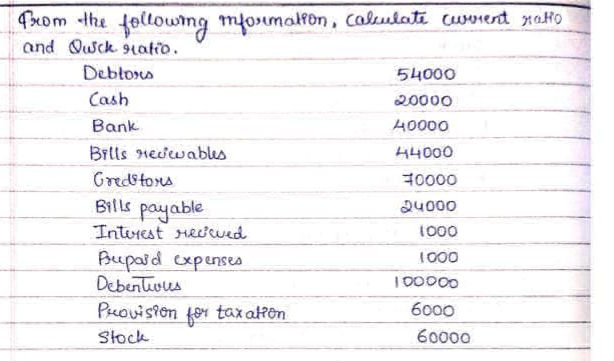 From the following information, calculate | StudyX
