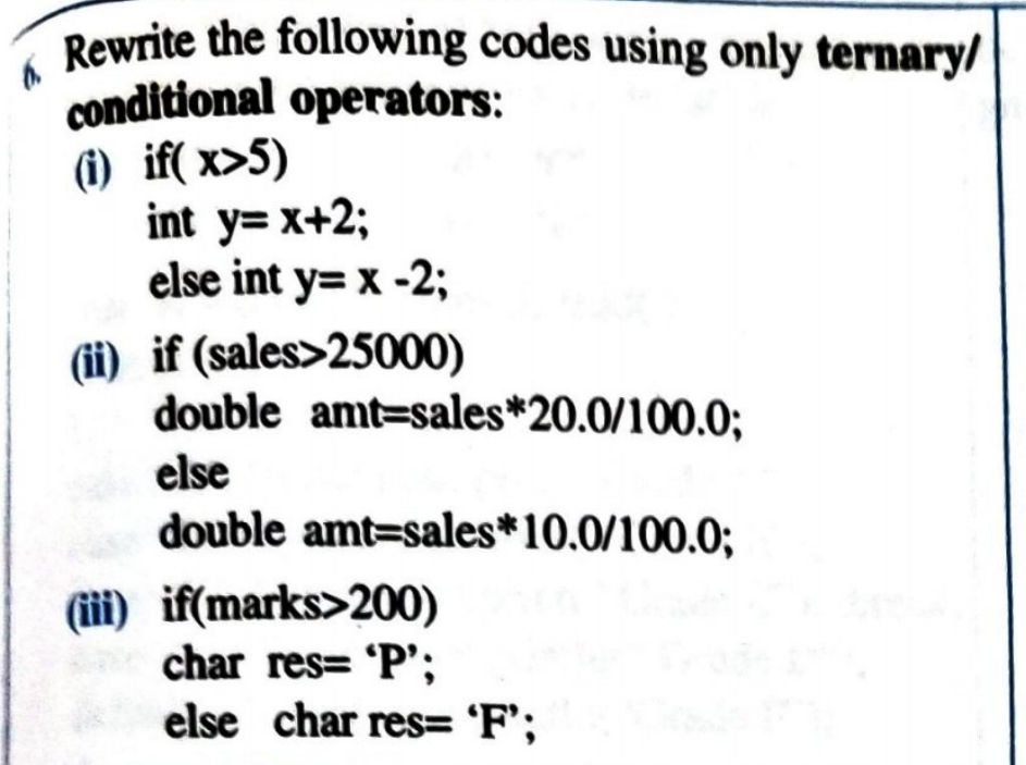 Rewrite the following codes using only | StudyX