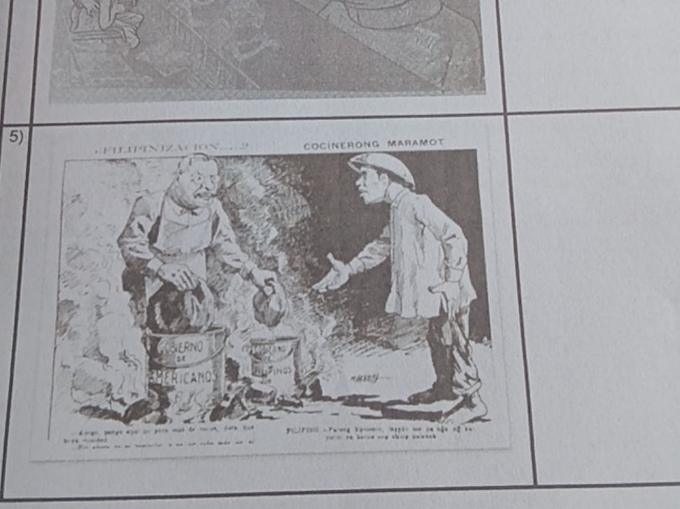 The image is a political cartoon. It depicts | StudyX