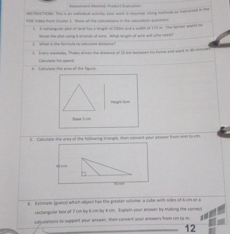1. A rectangular plot of land has a length | StudyX