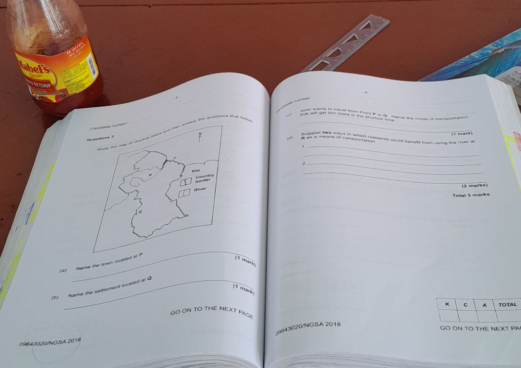 Questions 3 Study the map of Guyana below | StudyX