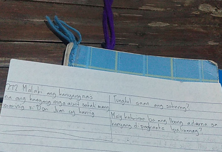 272 Malaki ang kanyang nais na ang kanyang | StudyX