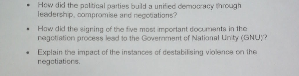 How did the political parties build a