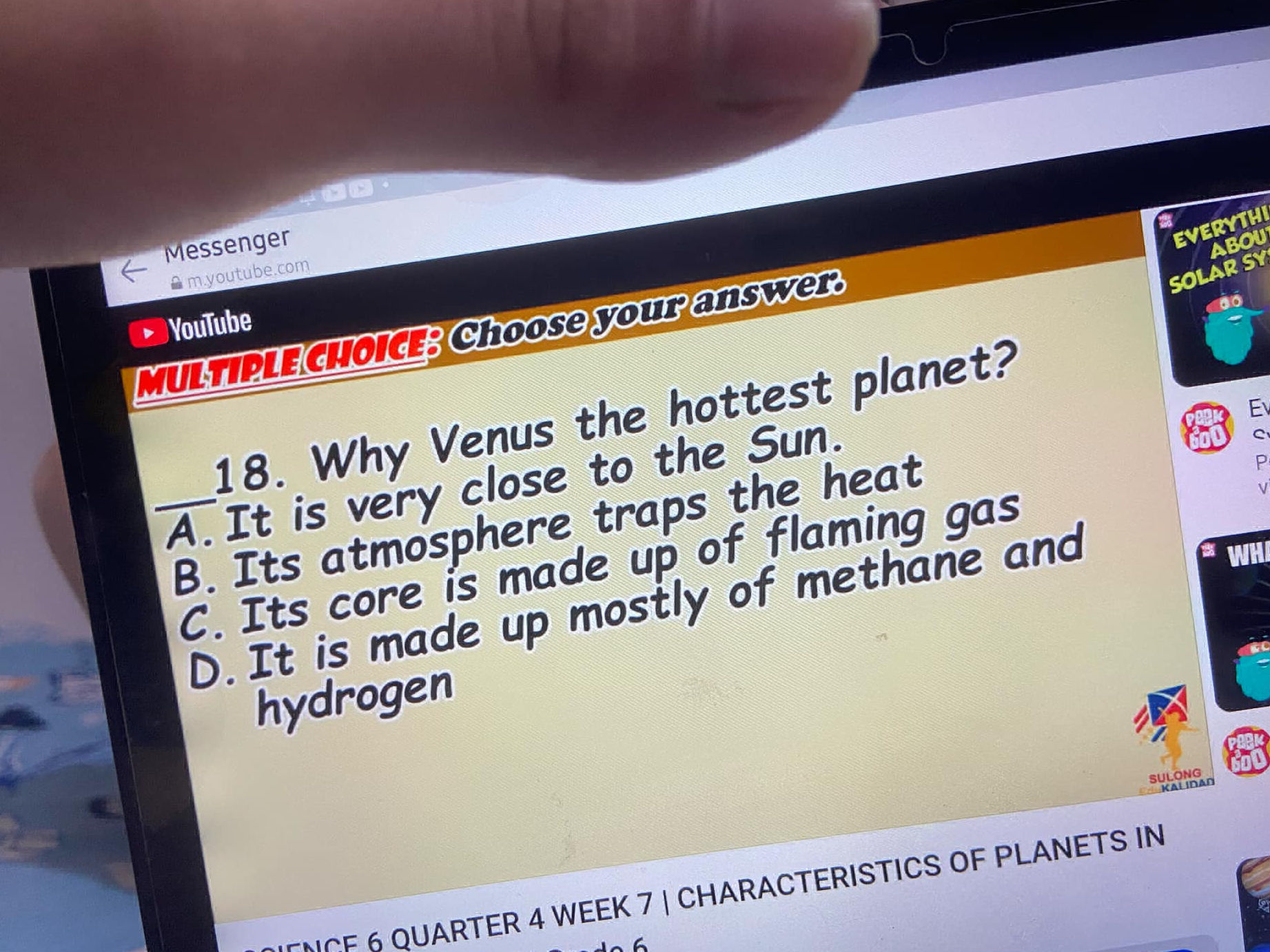 18. Why Venus the hottest planet? A. It is | StudyX