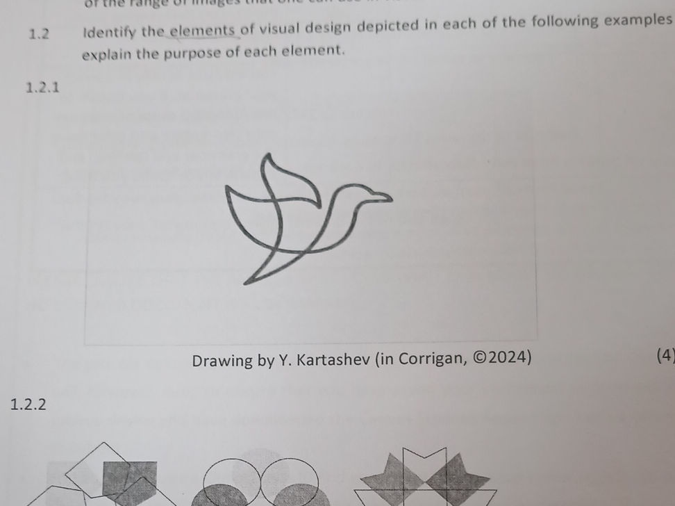1. 2 Identify the elements of visual design | StudyX