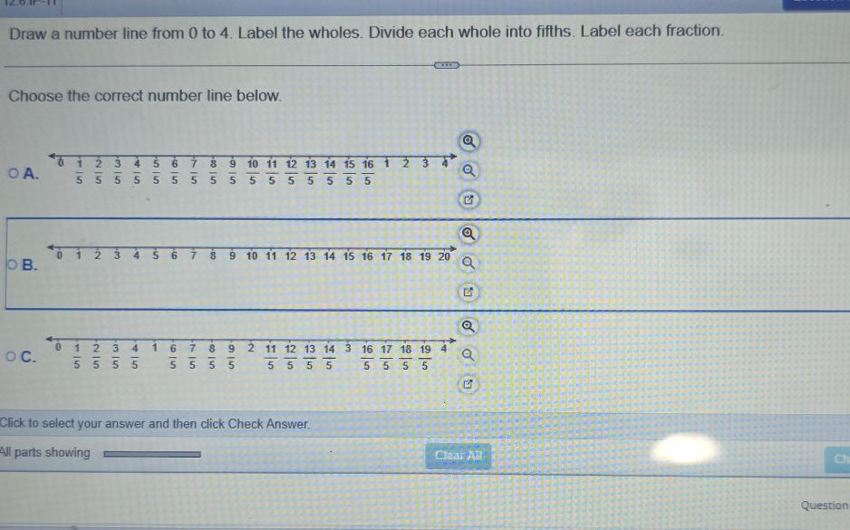 Draw a number line from 0 to 4. Label the | StudyX