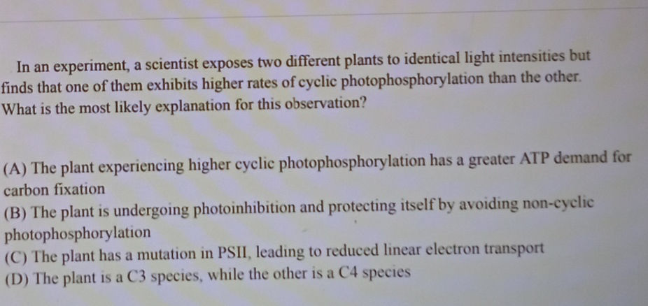 In an experiment, a scientist exposes two | StudyX
