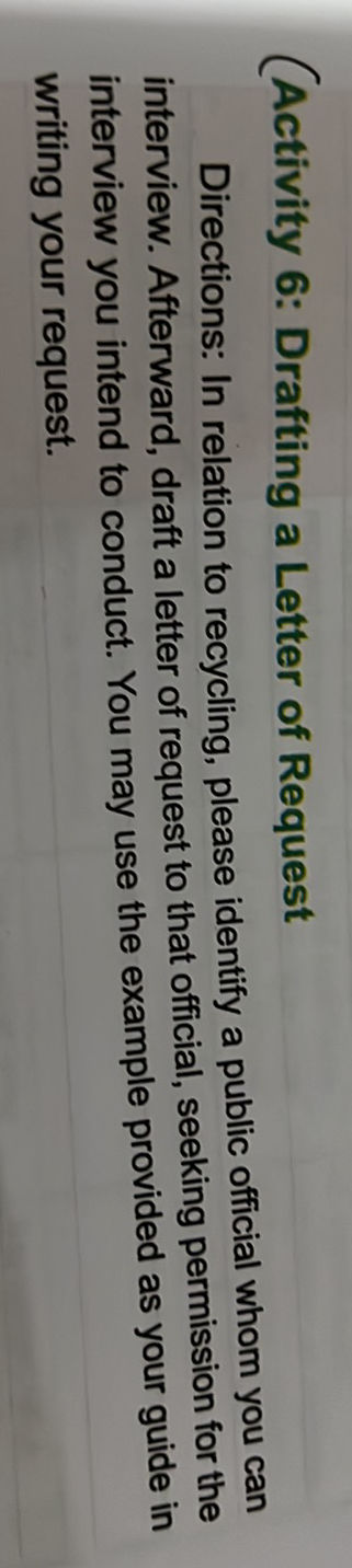 Directions: In relation to recycling, please | StudyX