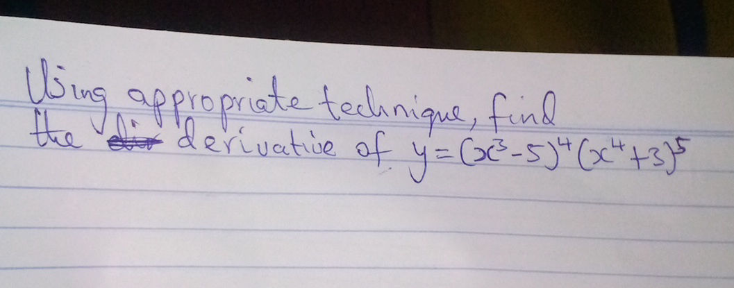 Using appropriate technique, find the | StudyX