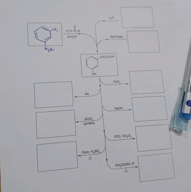 The image shows a reaction scheme. The | StudyX