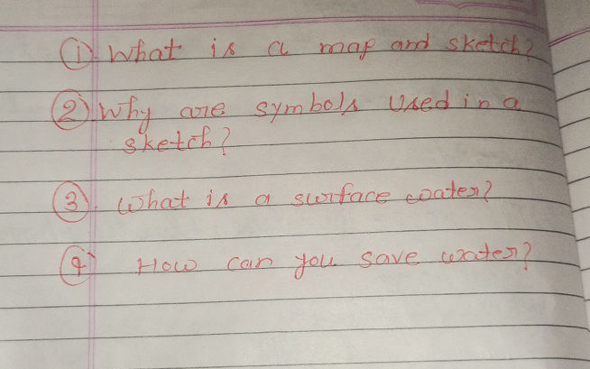 1. What is a map and sketch? 2. Why are | StudyX