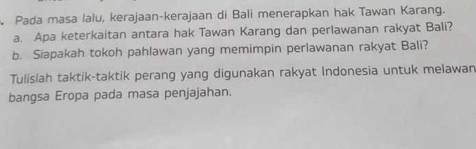 -. Pada masa lalu, kerajaan-kerajaan di Bali | StudyX