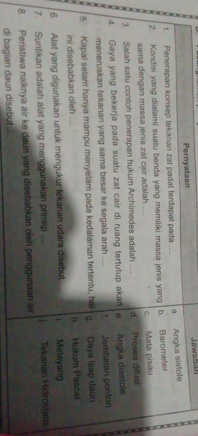 1. Penerapan konsep tekanan zat padat | StudyX