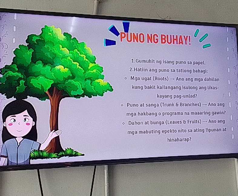 1. Gumuhit ng isang puno sa papel. 2. | StudyX