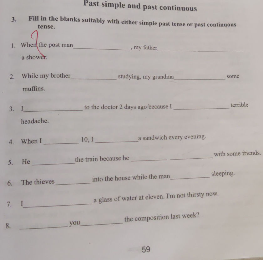 3. Fill in the blanks suitably with either | StudyX