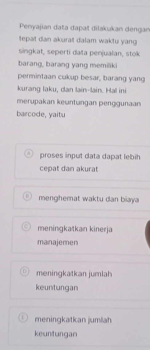 Penyajian data dapat dilakukan dengan tepat | StudyX