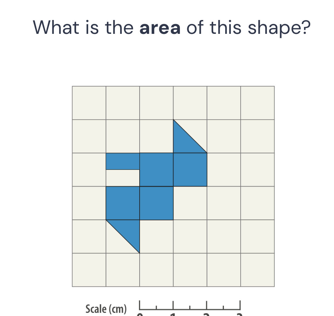 What is the area of this shape? The image | StudyX