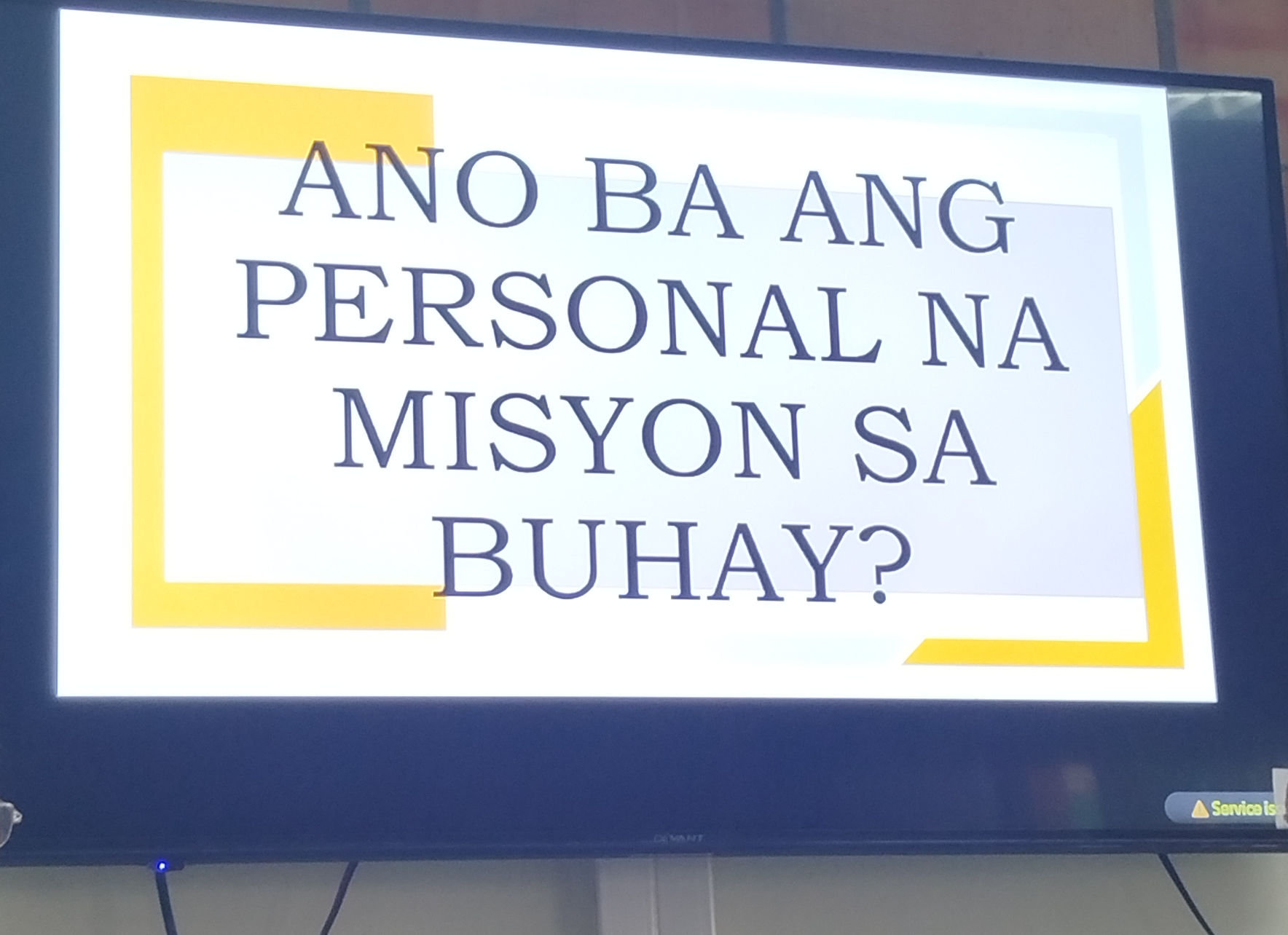 Ano ang personal na misyon sa buhay? | StudyX
