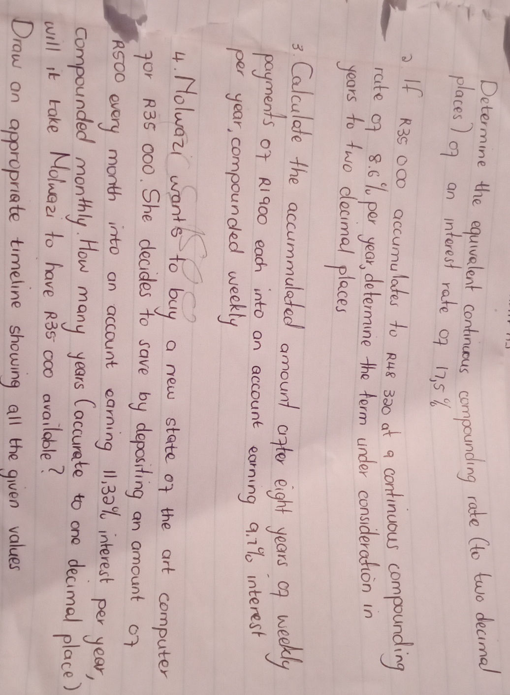 1. Determine the equivalent continuous | StudyX