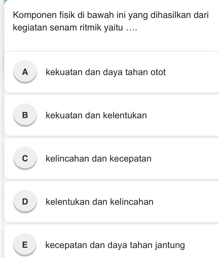 Komponen fisik di bawah ini yang dihasilkan | StudyX