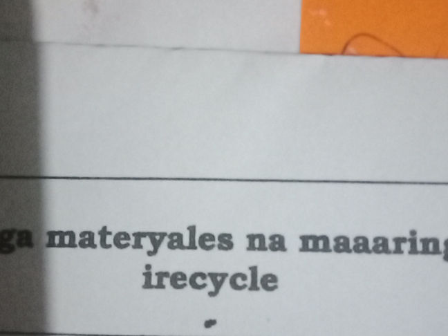 Mga materyales na maaaring i-recycle | StudyX