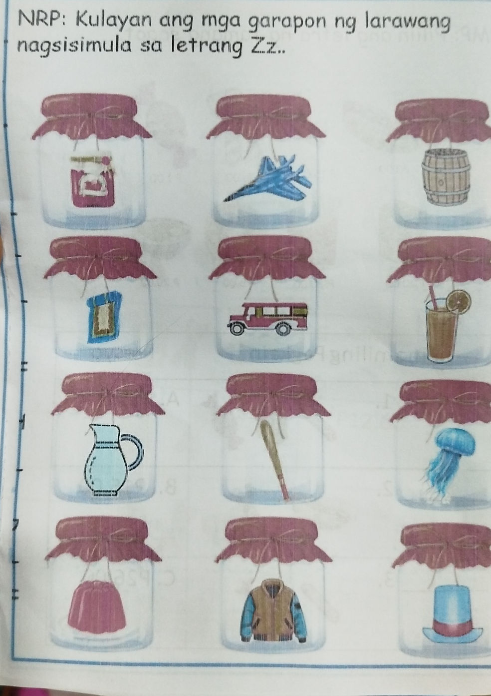 NRP: Kulayan ang mga garapon ng larawang | StudyX