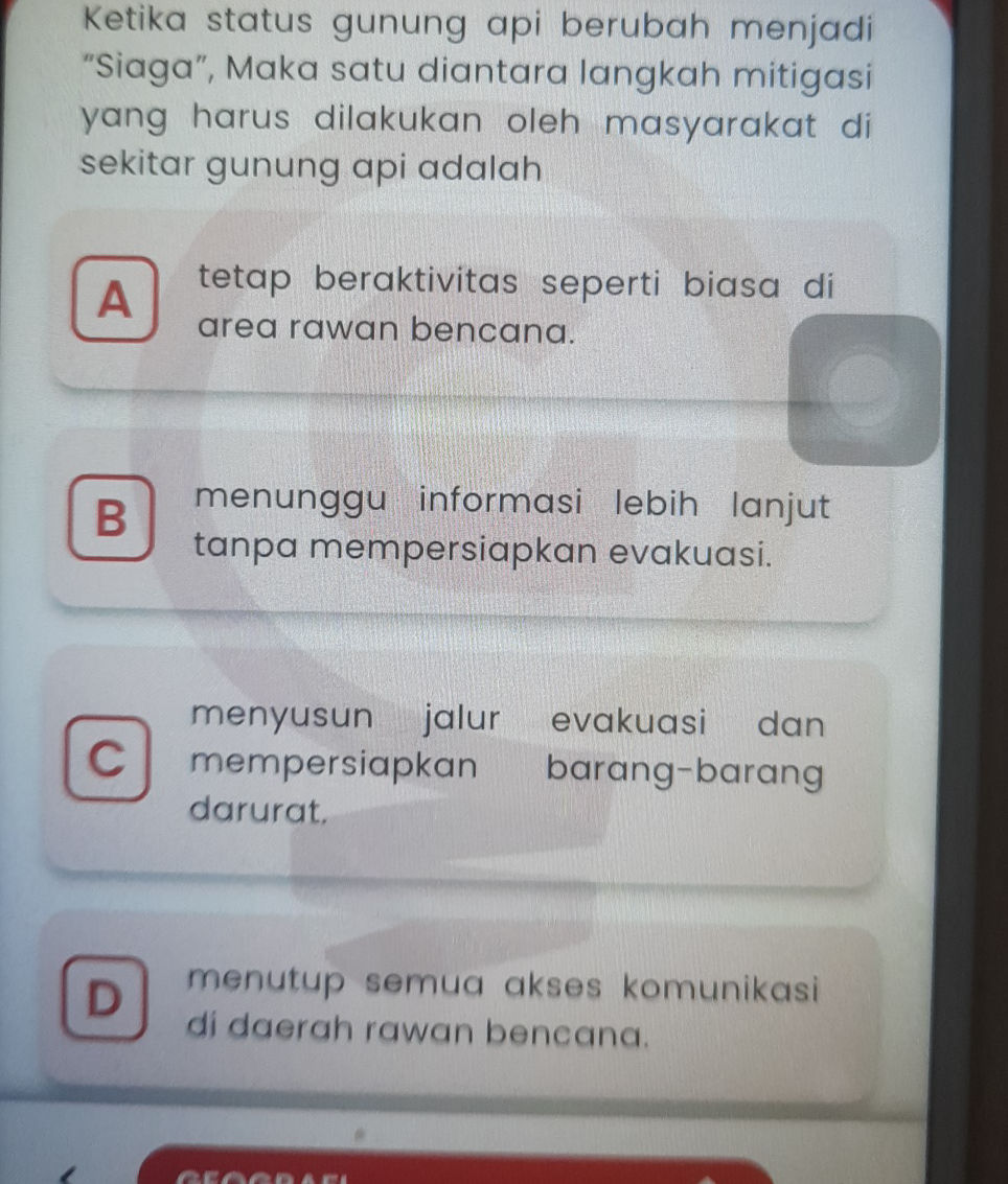 Ketika status gunung api berubah menjadi | StudyX