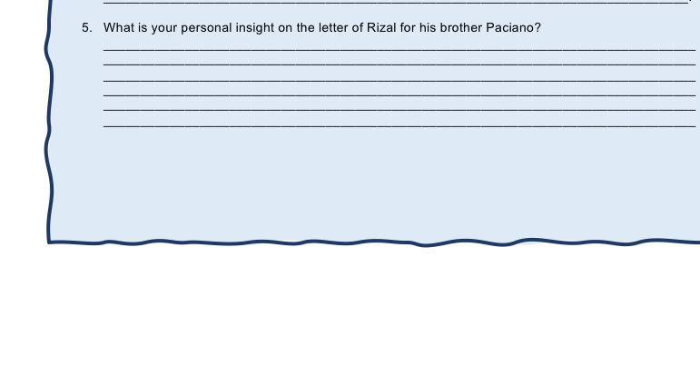 5. What is your personal insight on the | StudyX