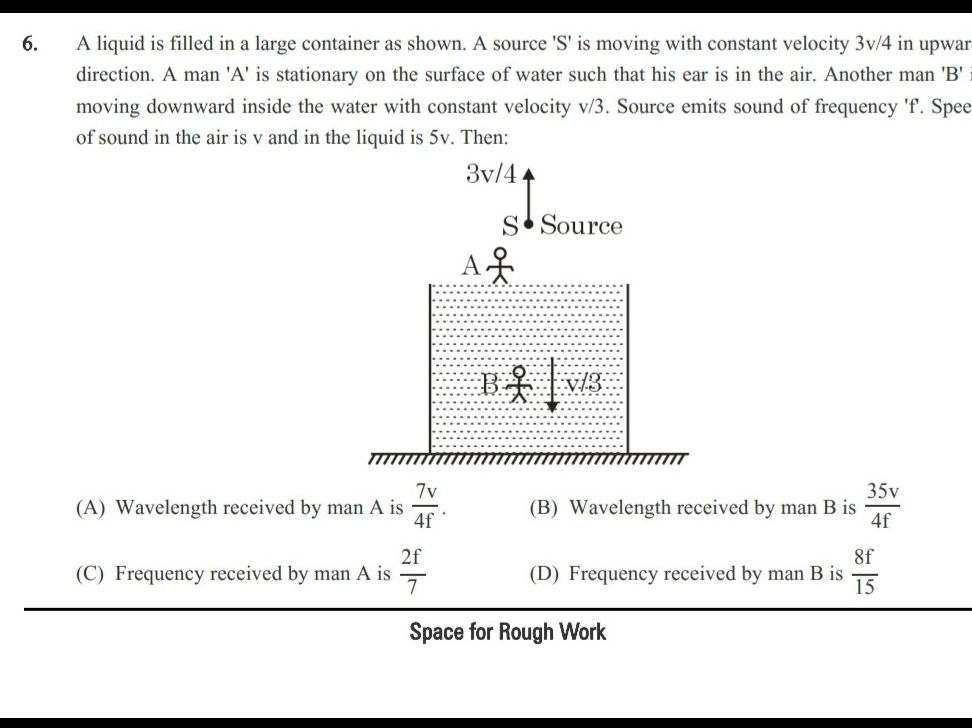 A liquid is filled in a large container as | StudyX