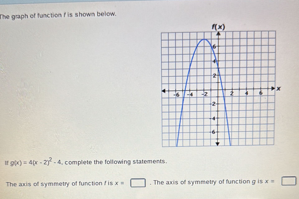 The graph of function f is shown below. If | StudyX