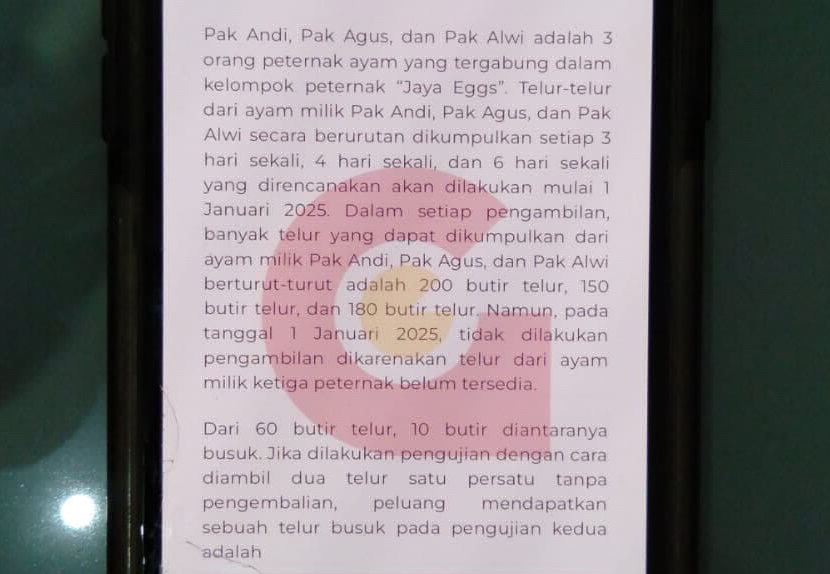 Pak Andi, Pak Agus, dan Pak Alwi adalah 3 | StudyX