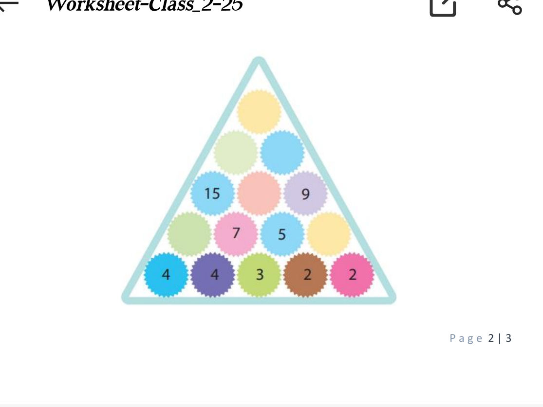 The image shows a triangle with circles | StudyX