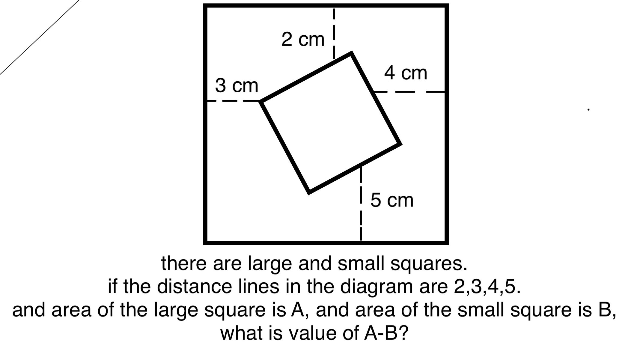 There are large and small squares. If the | StudyX