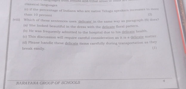 (viii) Which of these sentences uses | StudyX