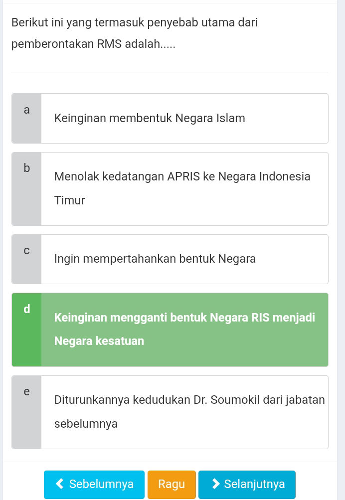 Berikut ini yang termasuk penyebab utama | StudyX