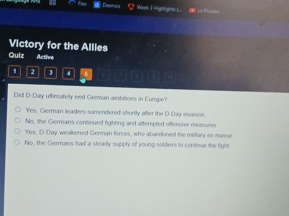 Did D-Day ultimately end German ambitions in | StudyX