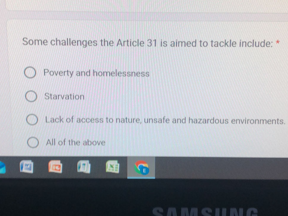 Some challenges the Article 31 is aimed to | StudyX