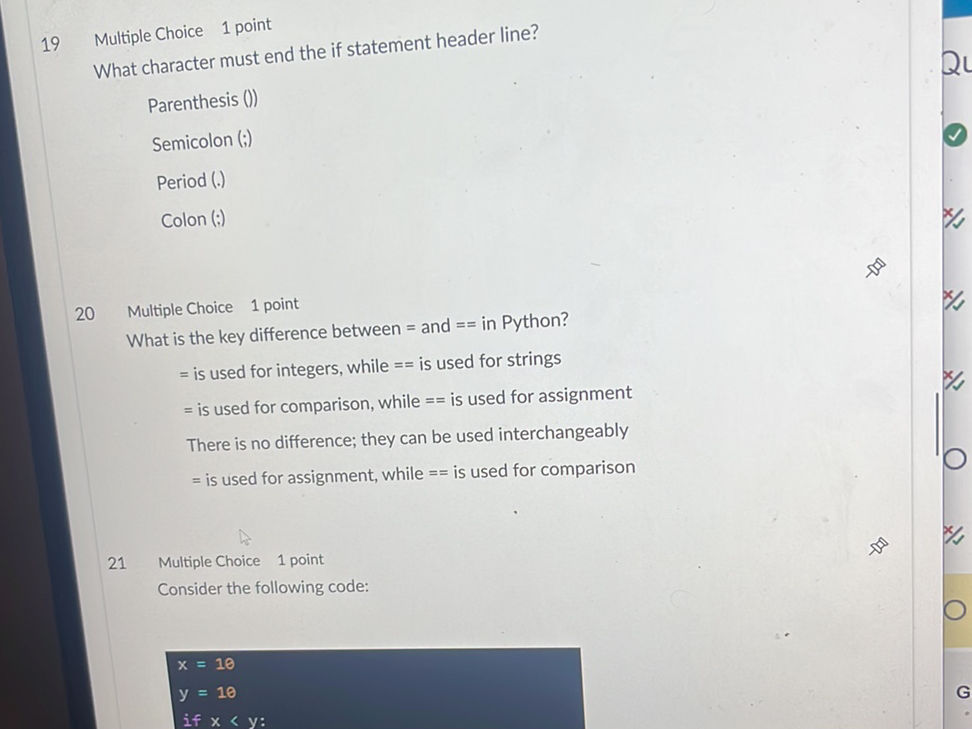 19 Multiple Choice 1 point What character | StudyX