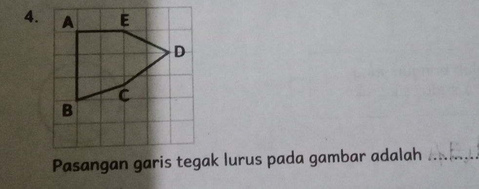 4. Pasangan garis tegak lurus pada gambar | StudyX