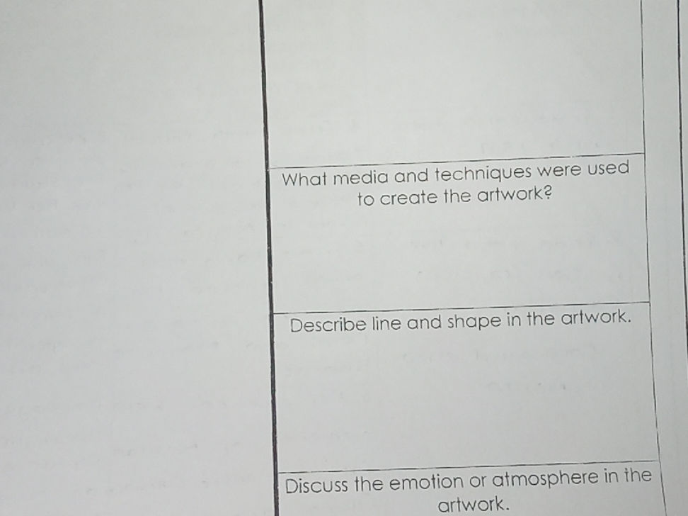 What media and techniques were used to | StudyX