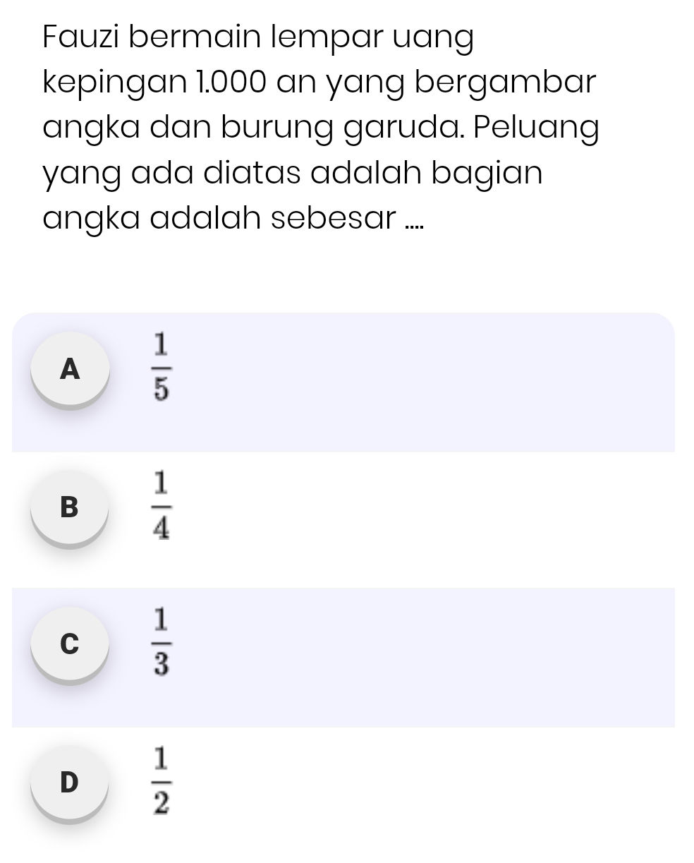 Fauzi bermain lempar uang kepingan 1.000 an | StudyX