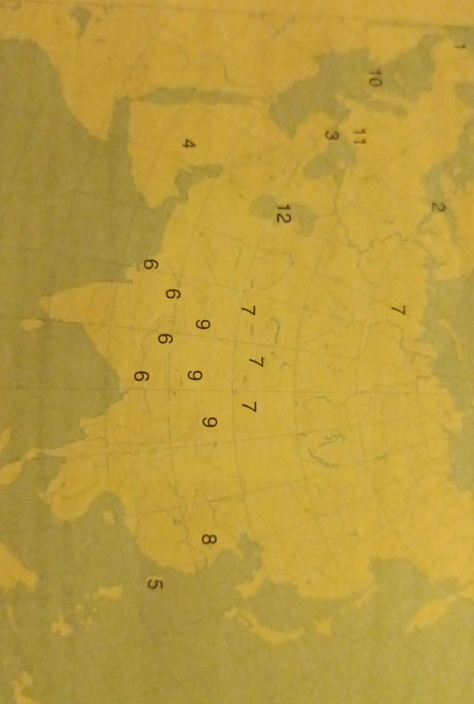 The image is a map with numbers on it. The | StudyX